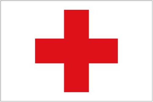 RÖDA KORSET FLAGGA, KÖP RÖDA KORS FLAGGOR 150X90CM