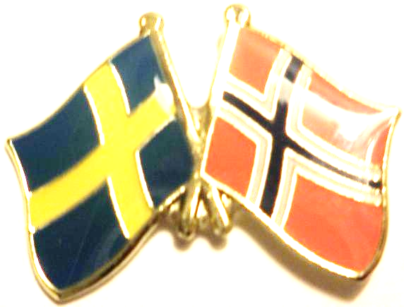SVERIGE-NORGE PINS, KÖP VÄNSKAPSPIN FRÅN SVERIGE-NORGE