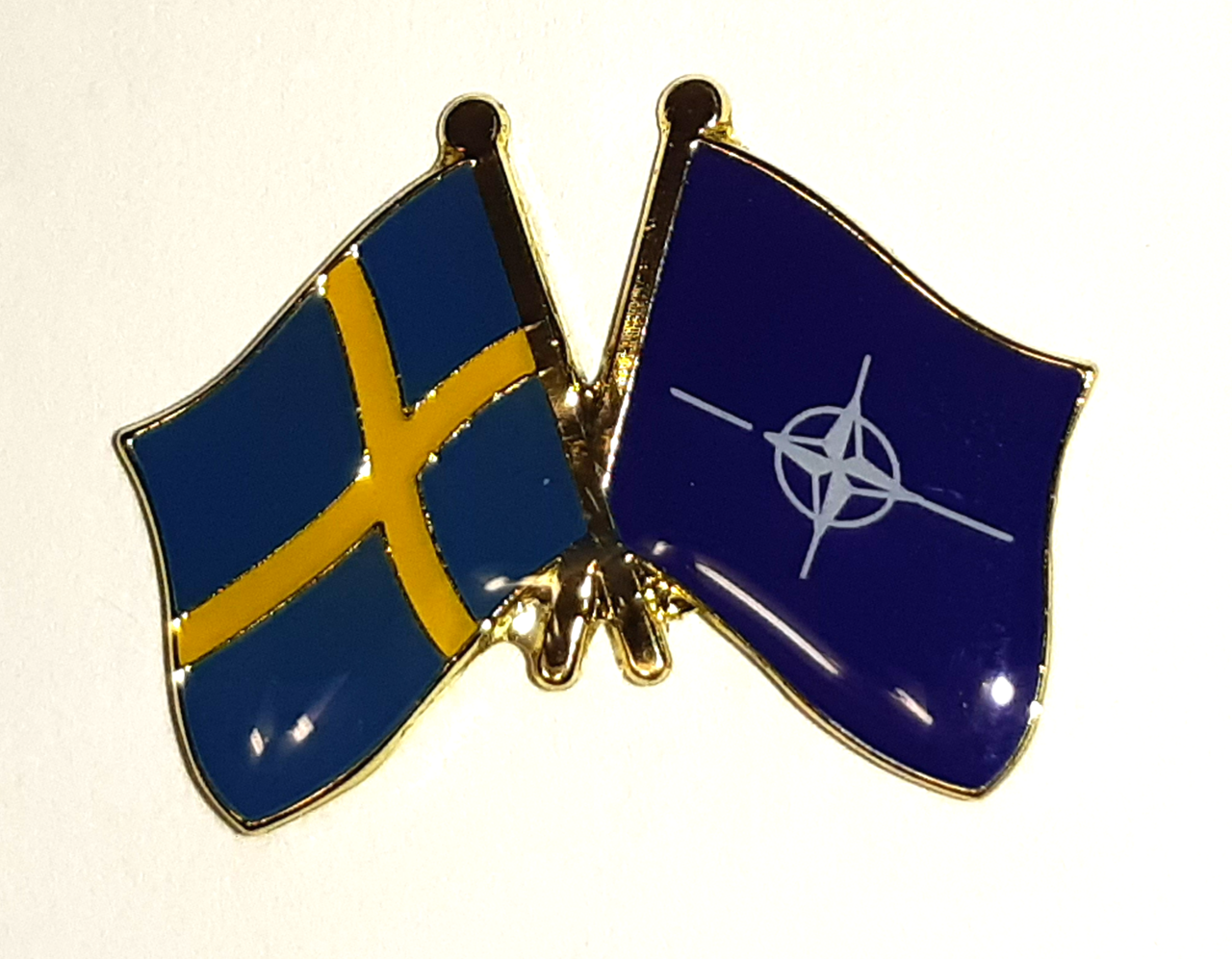 SVERIGE-NATO PINS, KÖP VÄNSKAPSPIN FÖR SVERIGE-NATO
